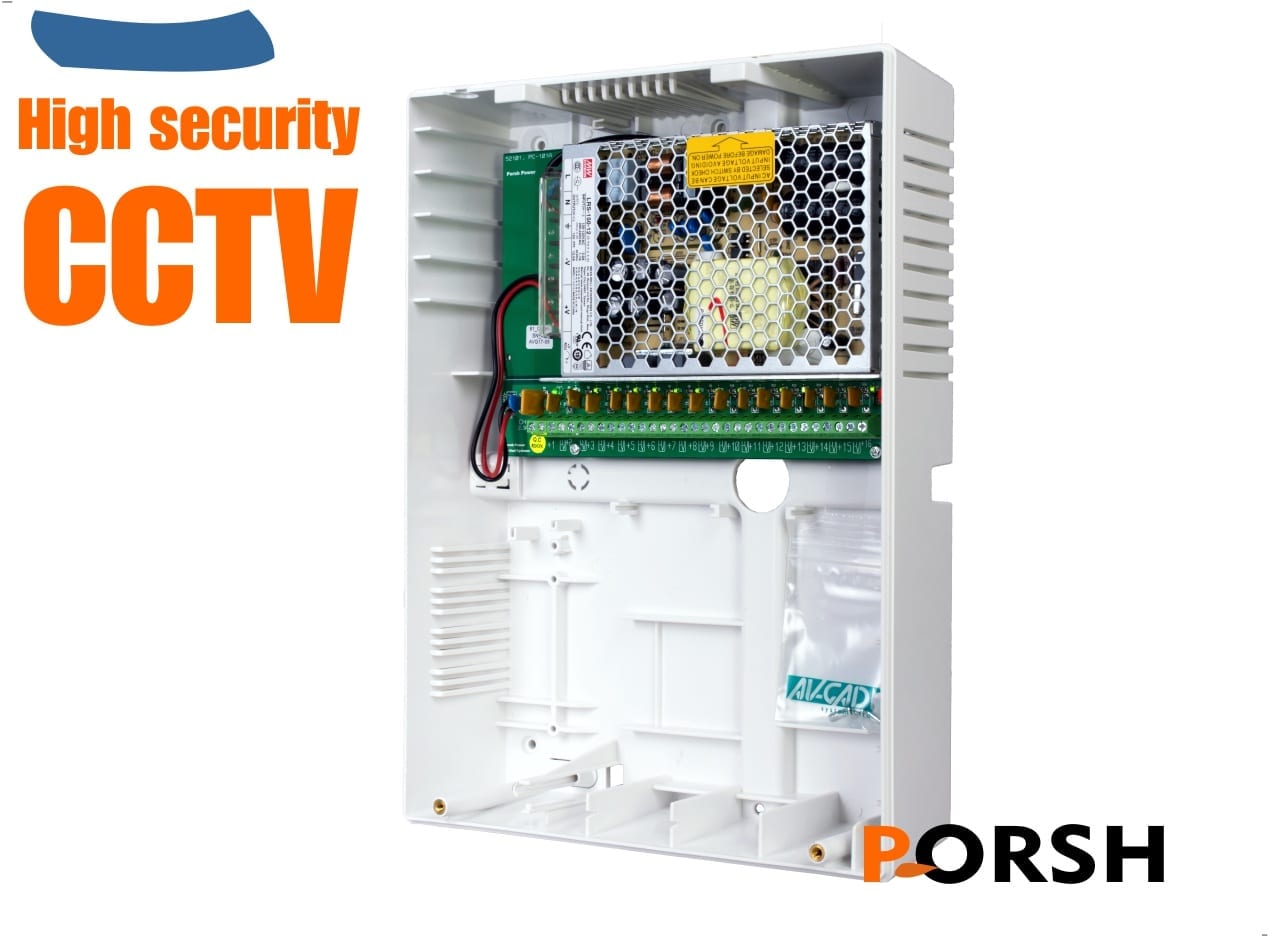 Central CCTV Power Supply - Alarm Security Systems by Av-Gad